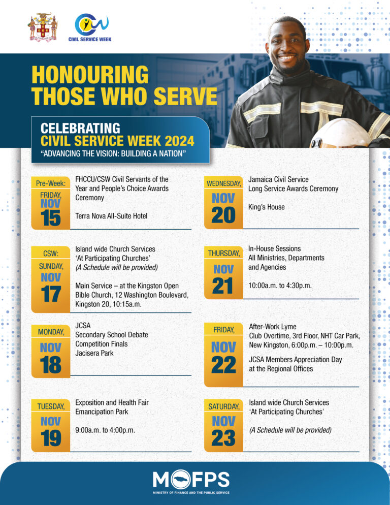 Civil Service Week – Ministry of Finance & Public Service