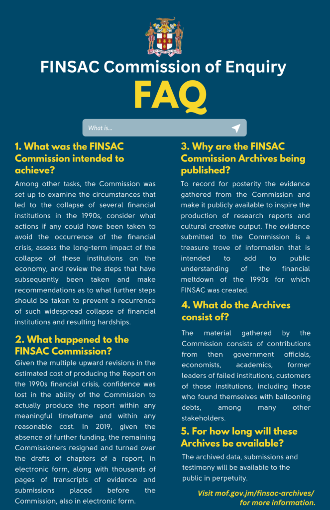 FAQs – Ministry of Finance & Public Service
