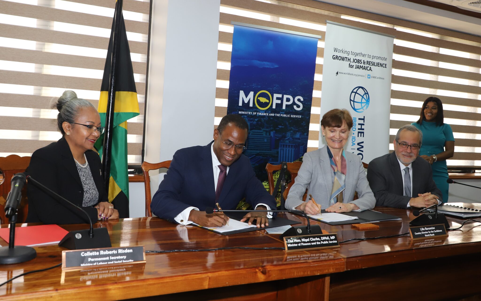 GOJ AND THE WORLD BANK SIGN LOAN AGREEMENT FOR SOCIAL PROTECTION ...