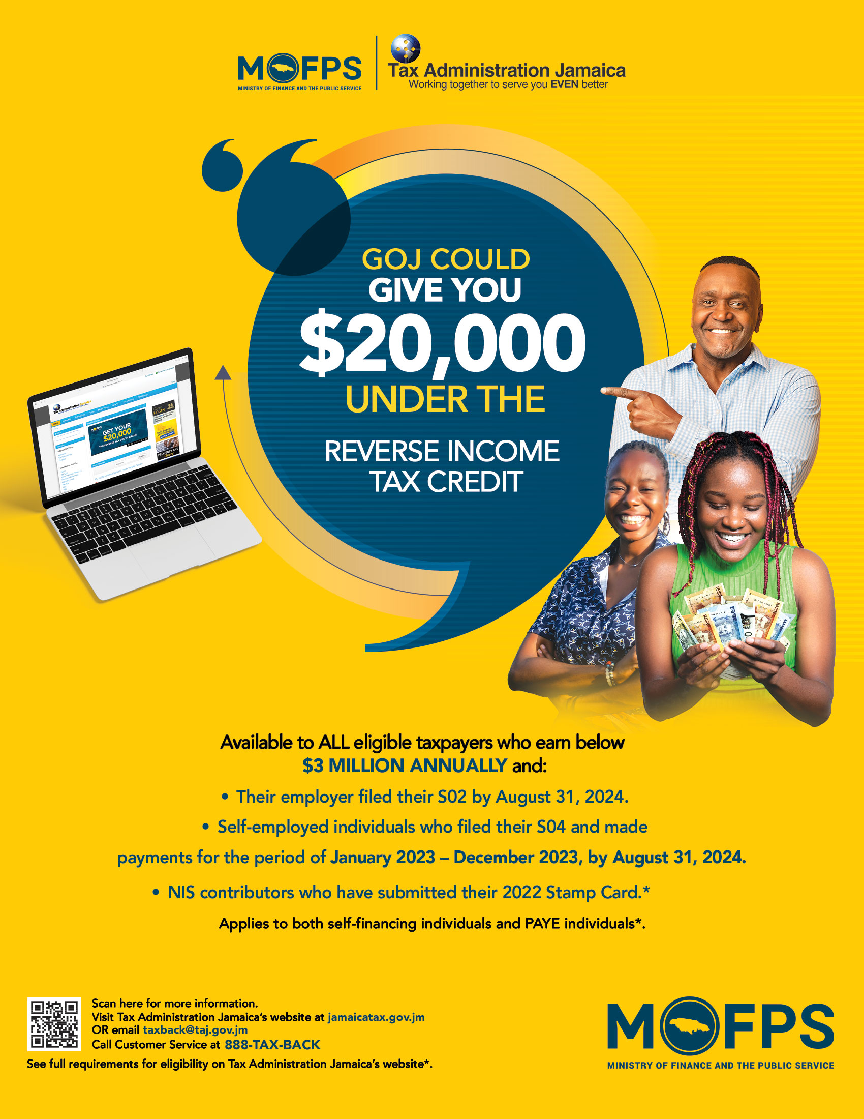 Reverse Income Tax Credit – Ministry of Finance & Public Service