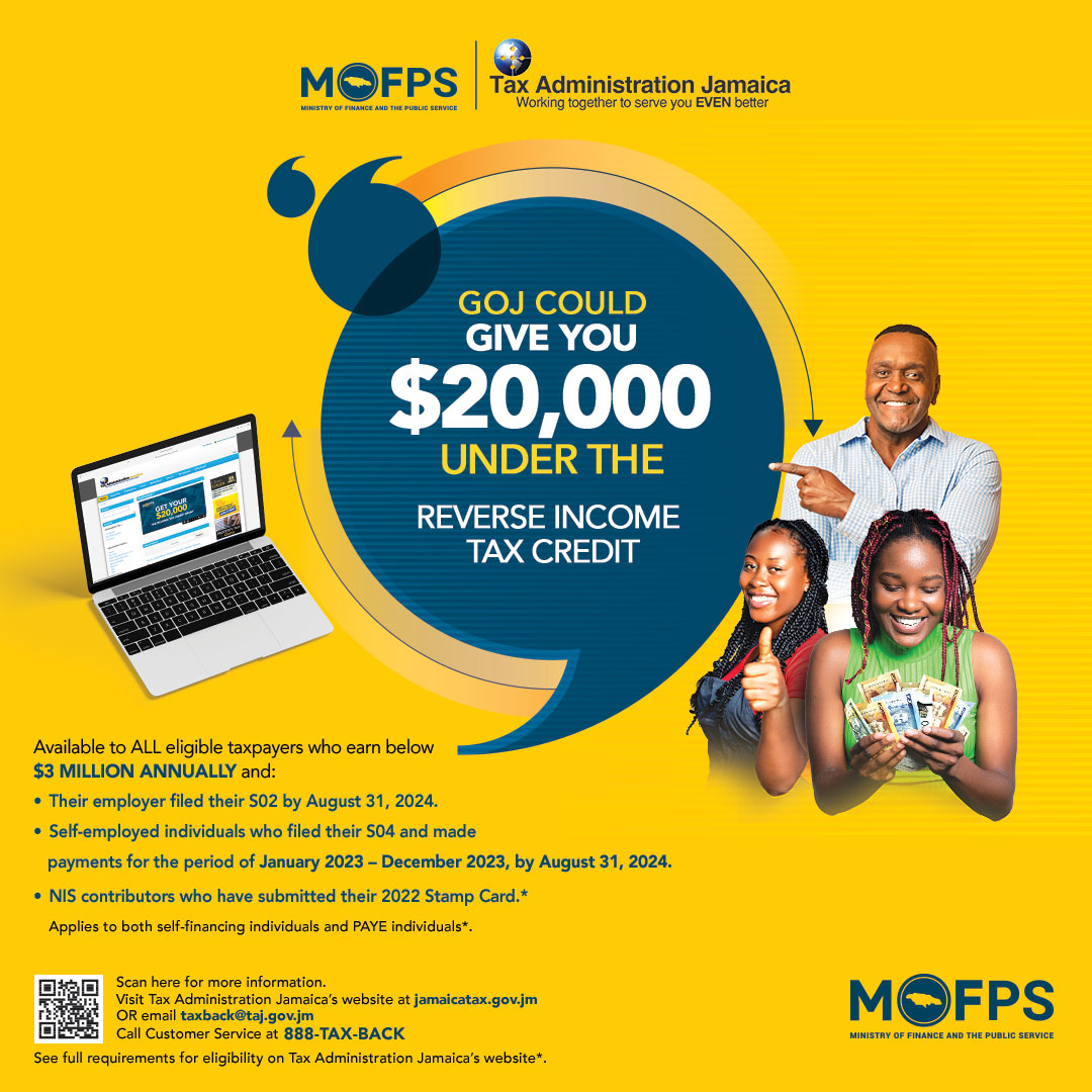 Reverse Income Tax Credit – Ministry of Finance & Public Service