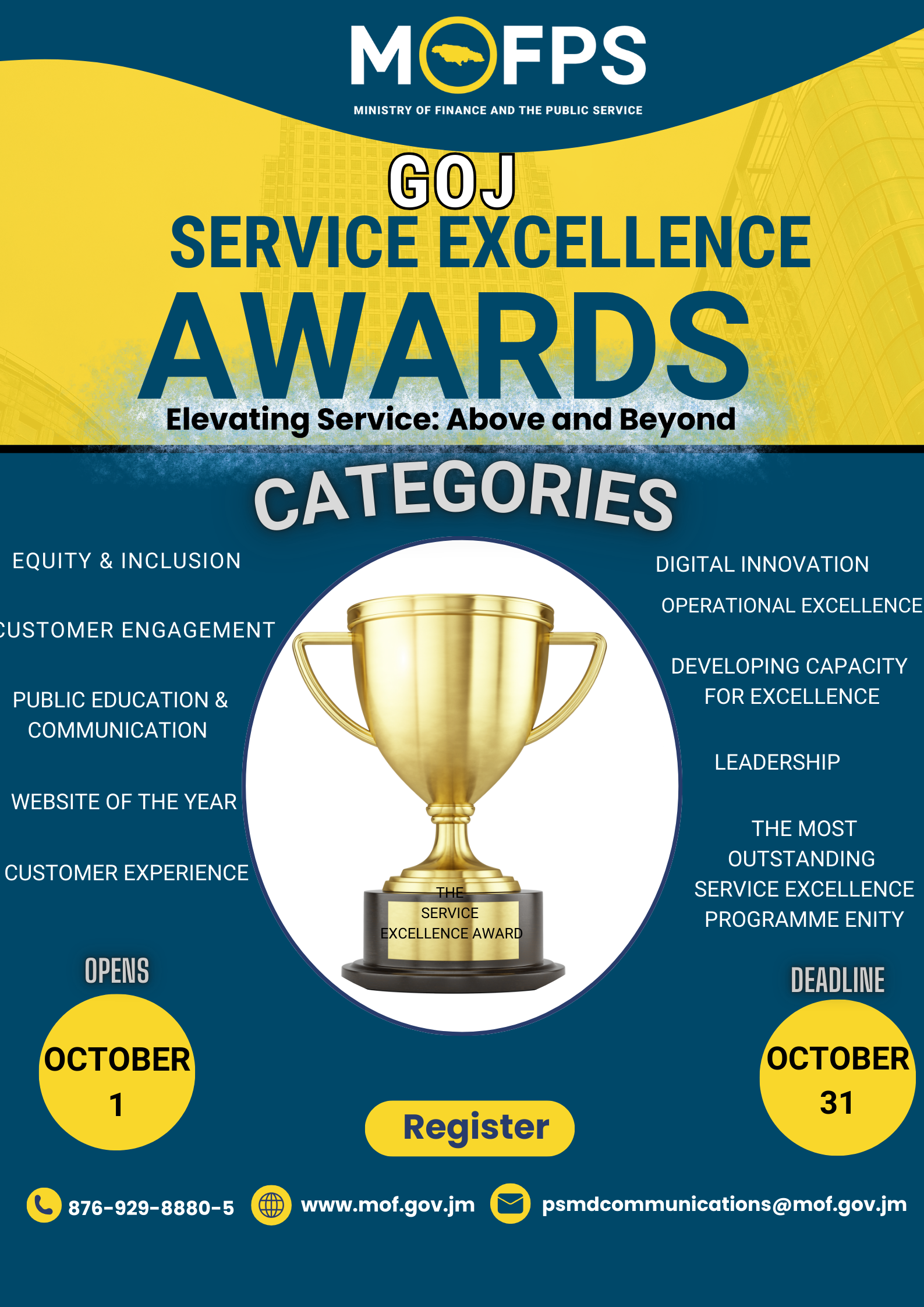 GOJ Service Excellence Month – Ministry of Finance & Public Service
