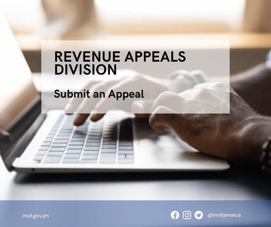 Revenue Appeals – Ministry of Finance & Public Service
