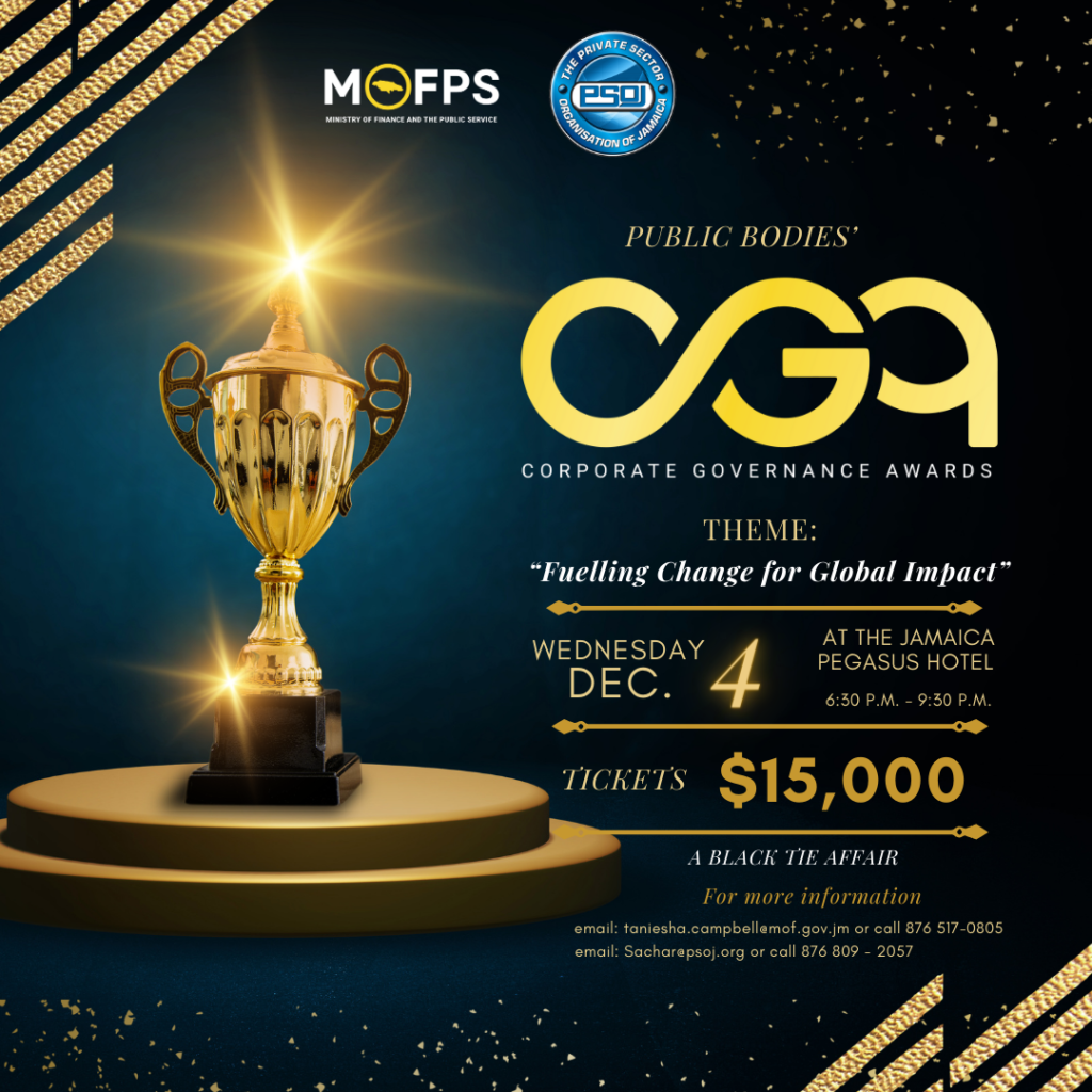 Public Bodies Corporate Governance – Ministry of Finance & Public Service