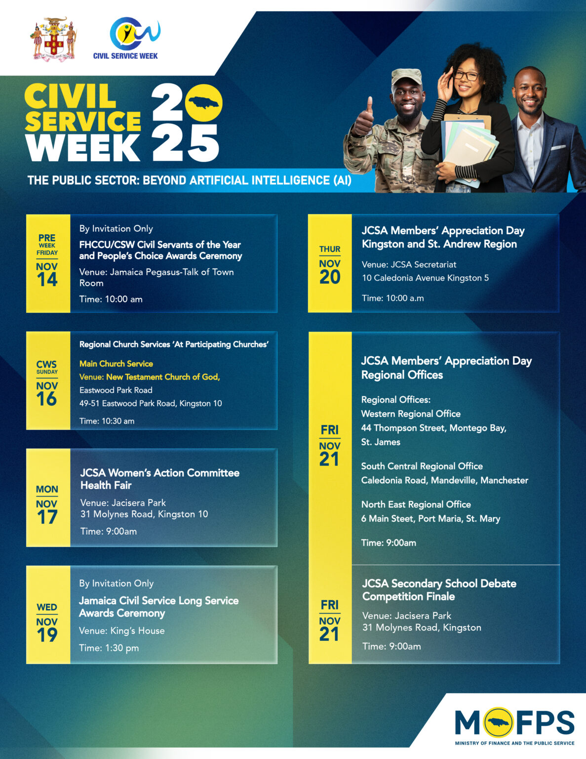 Civil Service Week – Ministry of Finance & Public Service